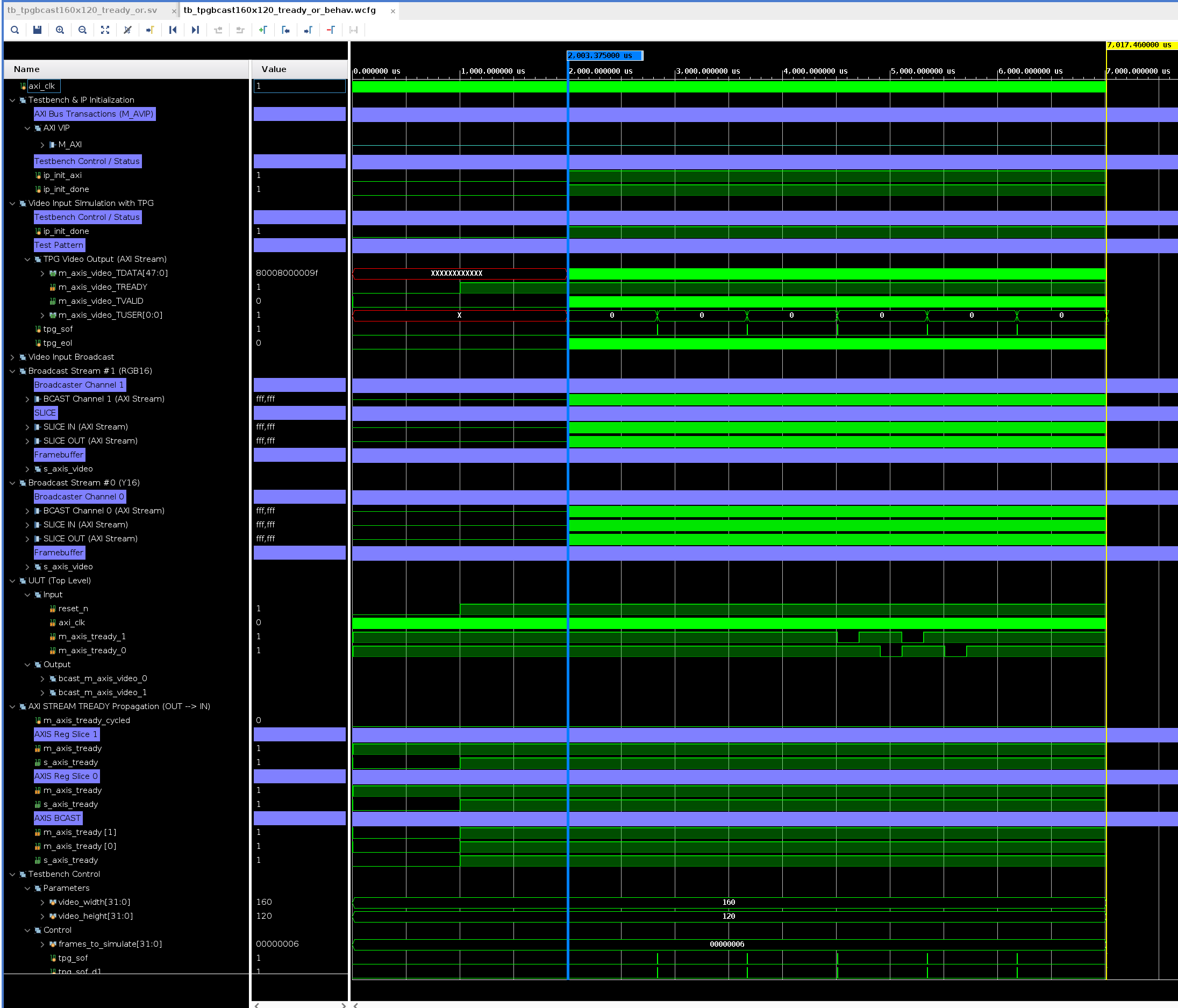 Files · Main · Xilinx Vivado Behavioral Simulations Axi Stream Broadcaster · Gitlab